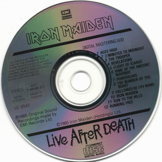 PORTADAS DEL LIVE AFTER DEATH